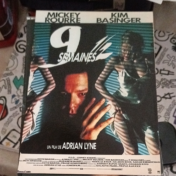 Other | Mickey Rourke 8s 1985 Vintage Post Card 4x6 Of Film 9 12 Weeks ...